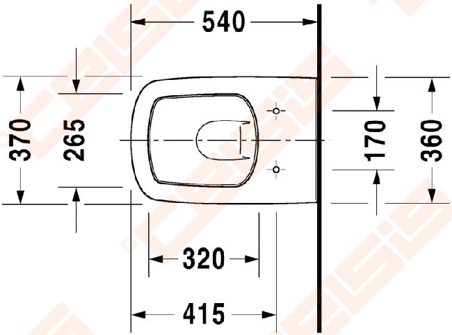 Pakabinamas unitazas DURAVIT Durastyle 4,5 l | Celsis.lt